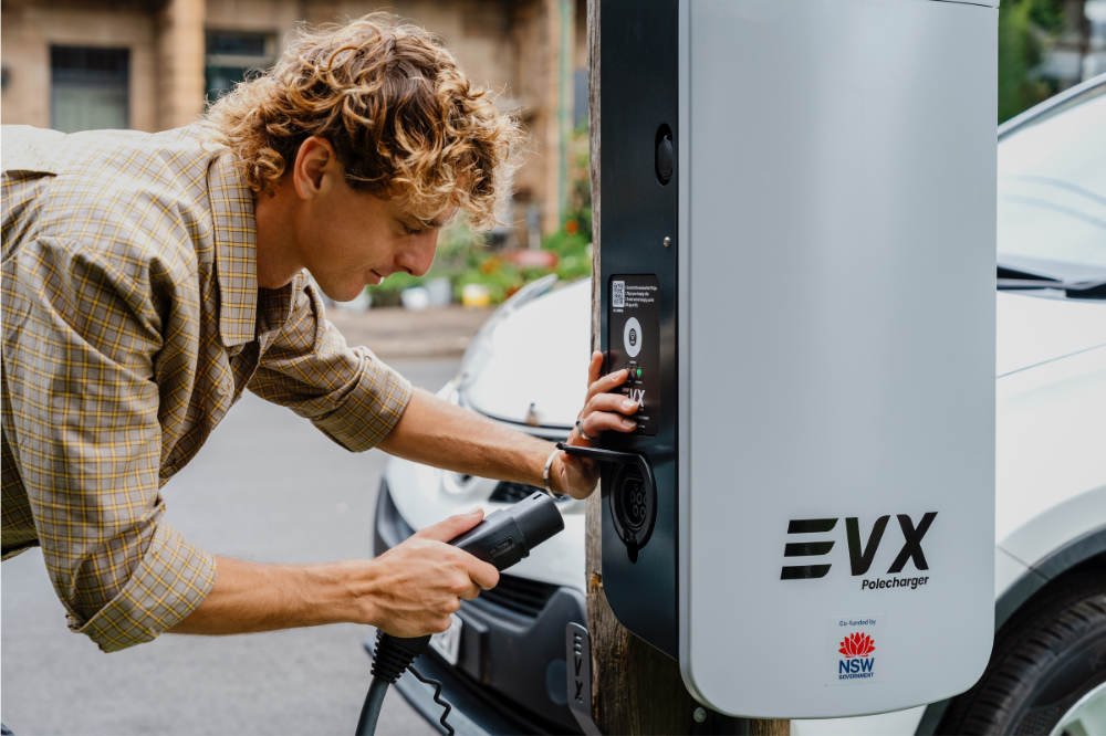 EVX kerbside chargers now on Chargefox | Chargefox